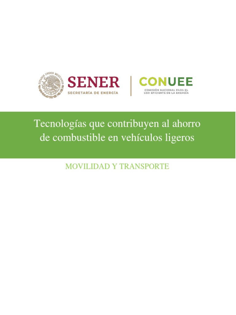 Librillo de Tecnologias CONUEE PDF | PDF | Neumático | Coche