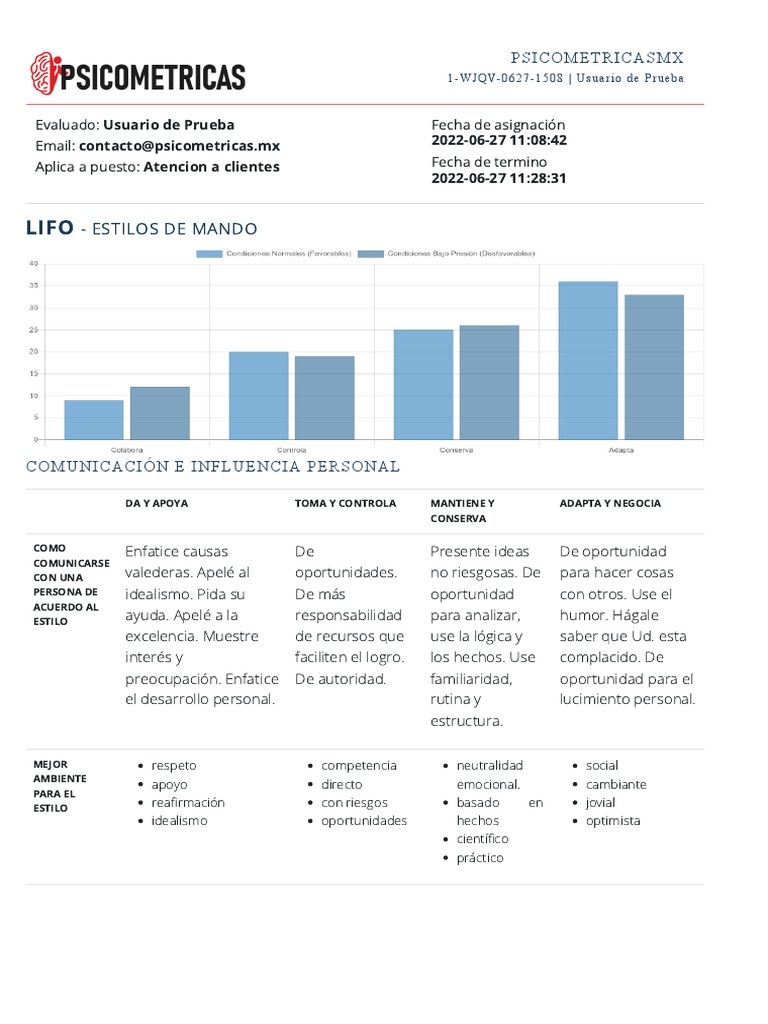 Ejemplo de Prueba Lifo PDF | PDF