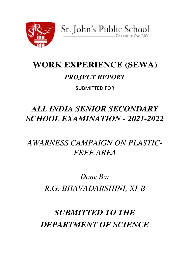 Work Experience Sewa PDF | PDF
