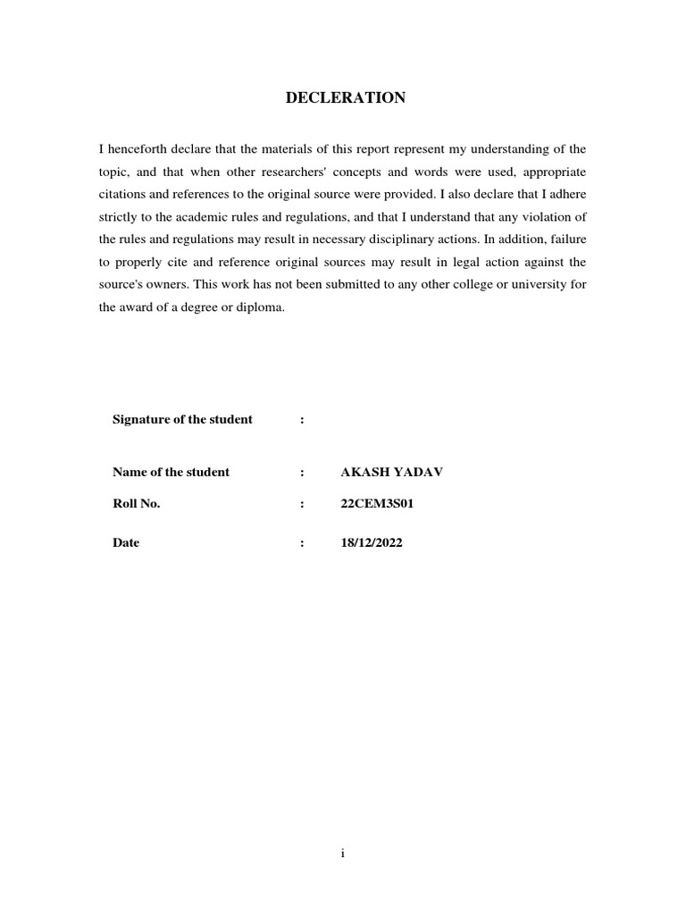 Seminar Report - Akash Yadav PDF | PDF | Road | Road Surface