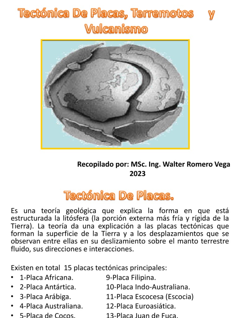 Placas Tectonicas, Terremotos - 2023.pdf | PDF