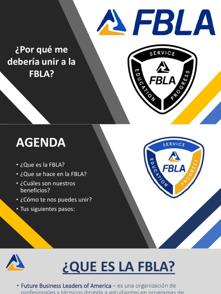 ¿Qué es la FBLA y cómo unirte? | PDF