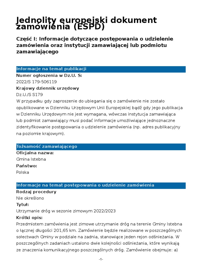 Espd Response PDF | PDF