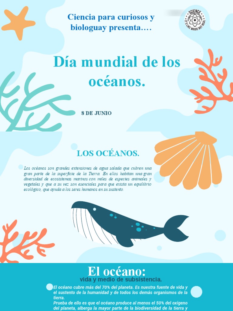 Día Mundial de los Océanos: 8 de Junio | PDF