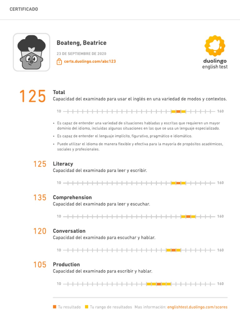 Practica Prueba Duolingo | PDF