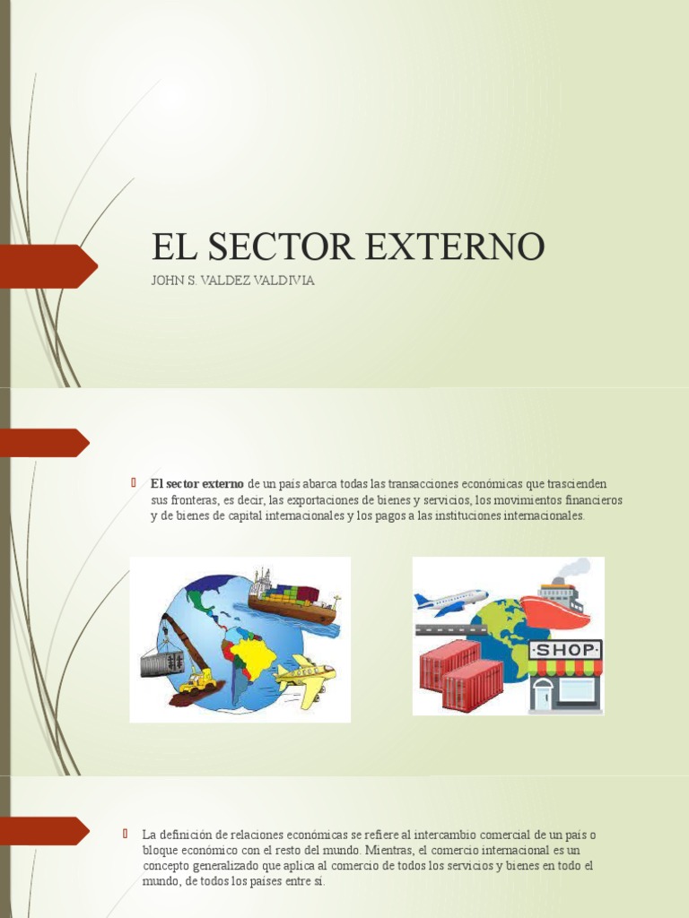 El Sector Externo 5 | PDF