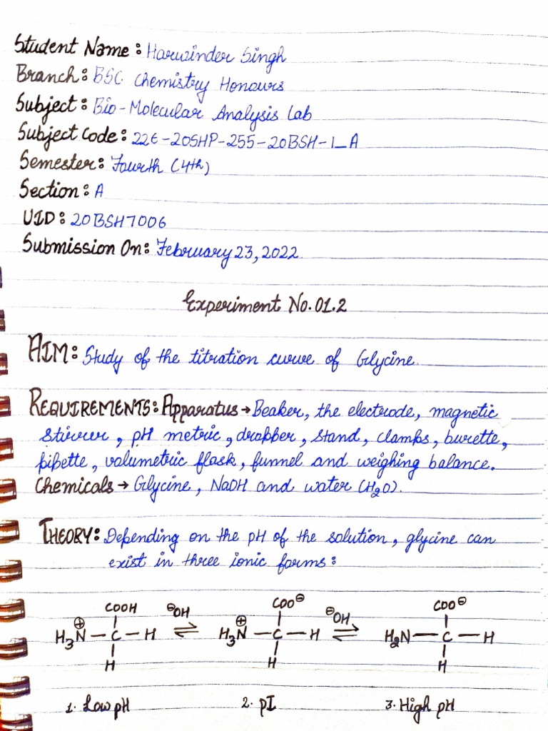 Bio Lab Experiment 1.2 PDF | PDF
