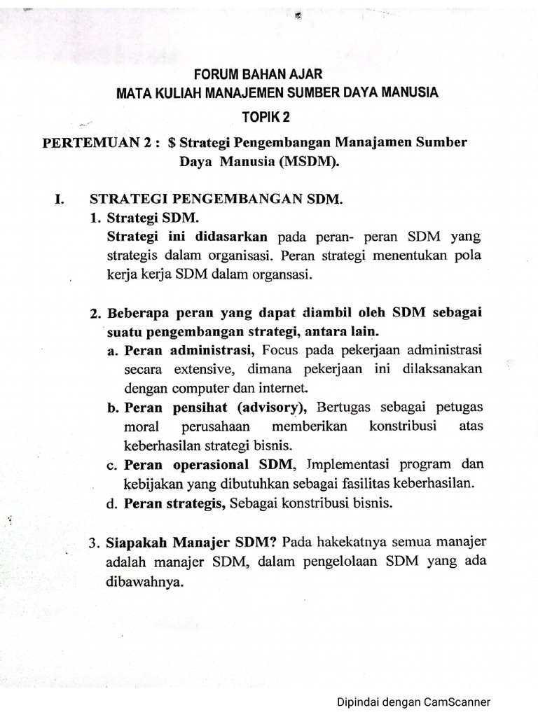 Manajemen SDM PDF | PDF