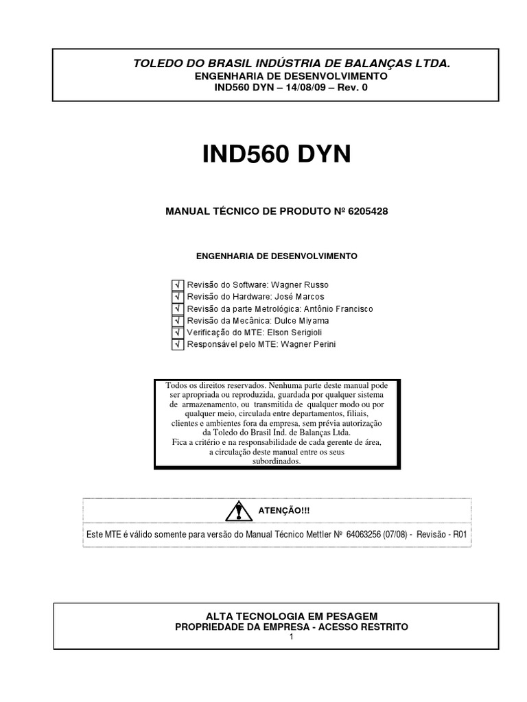 Manual Ind560 Portugues PDF | PDF