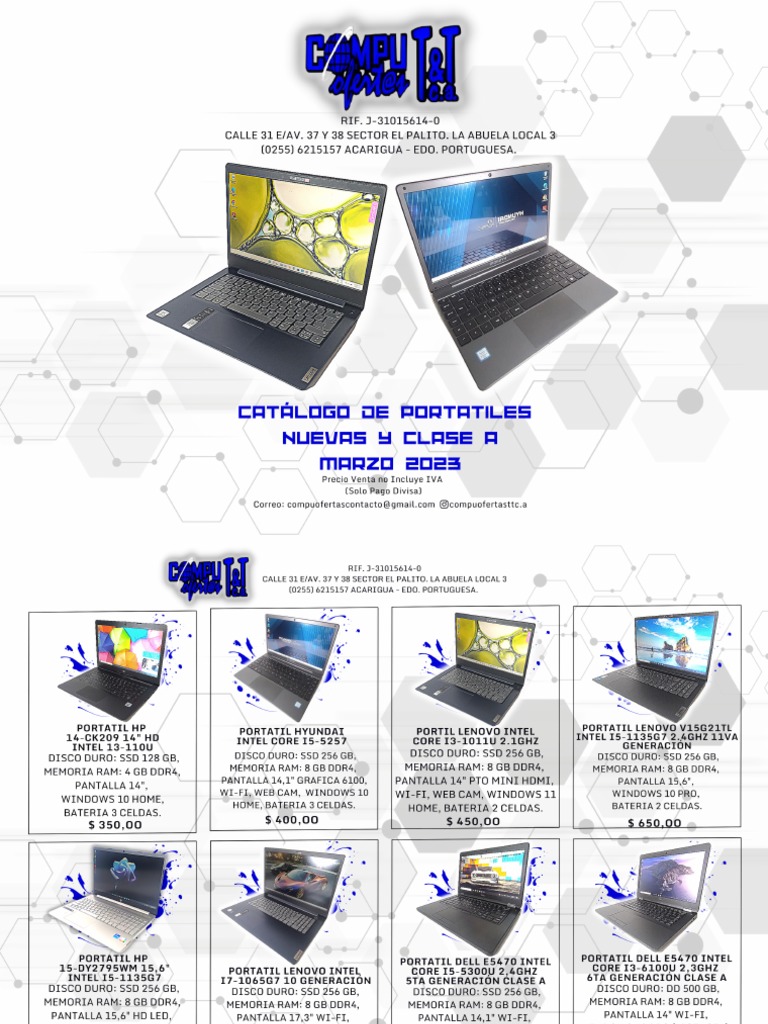 Catálogo Laptops 1 PDF | PDF