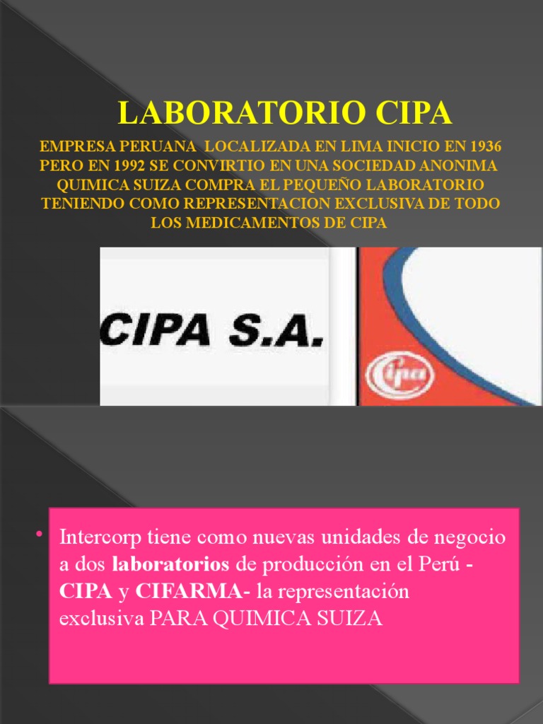 Laboratorio Cipa | PDF