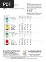 Madeira Thread Chart | PDF | Embroidery | Rayon