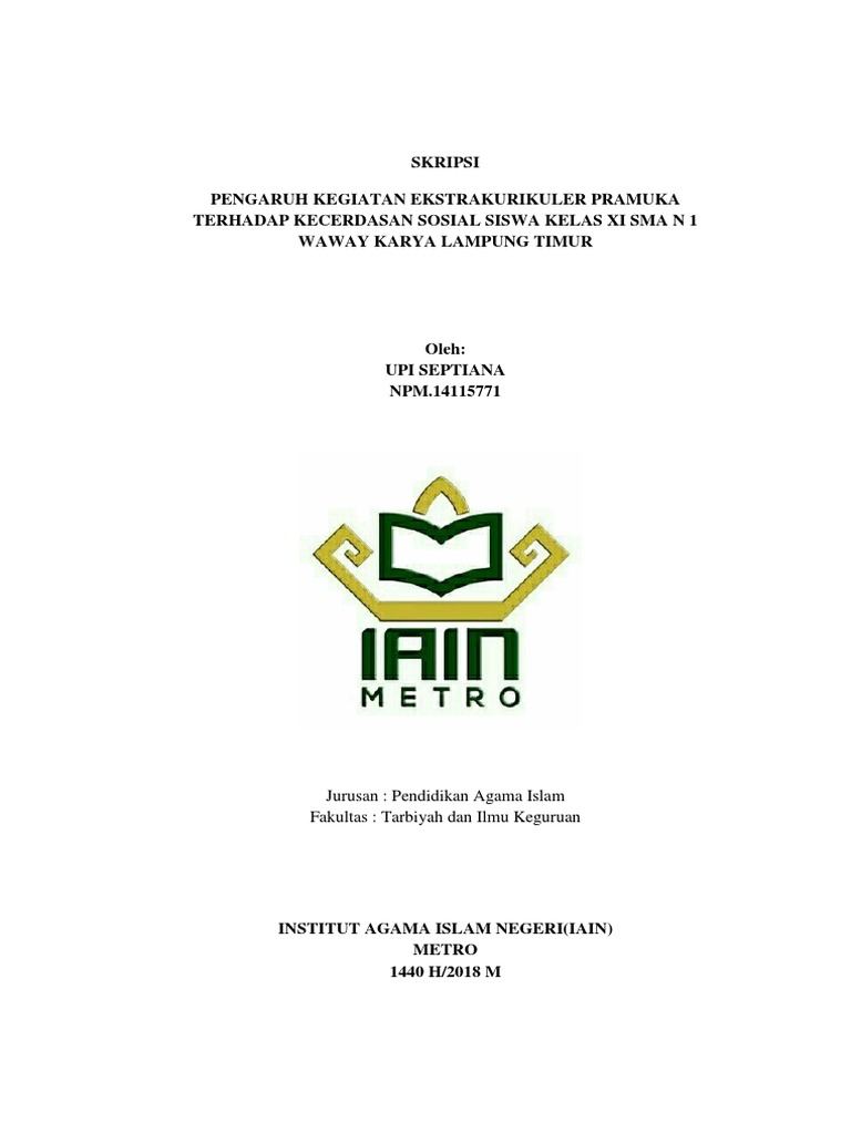 Skripsi Upi Septiana Npm. 14115771 | PDF