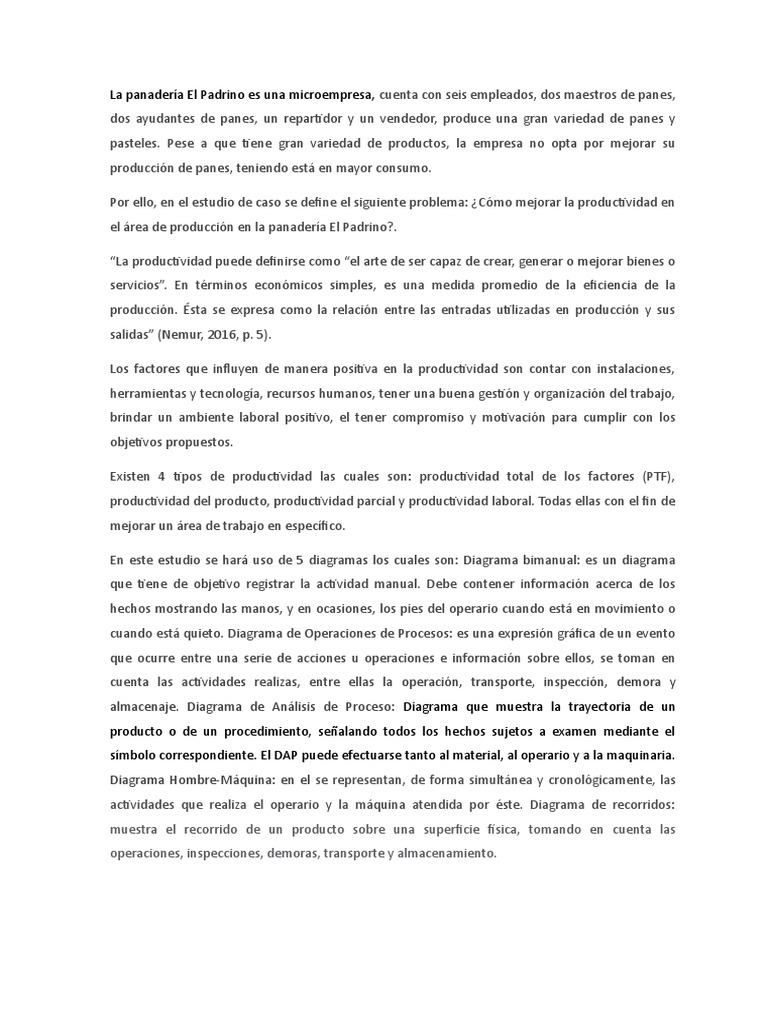 Problema - Panadería | PDF