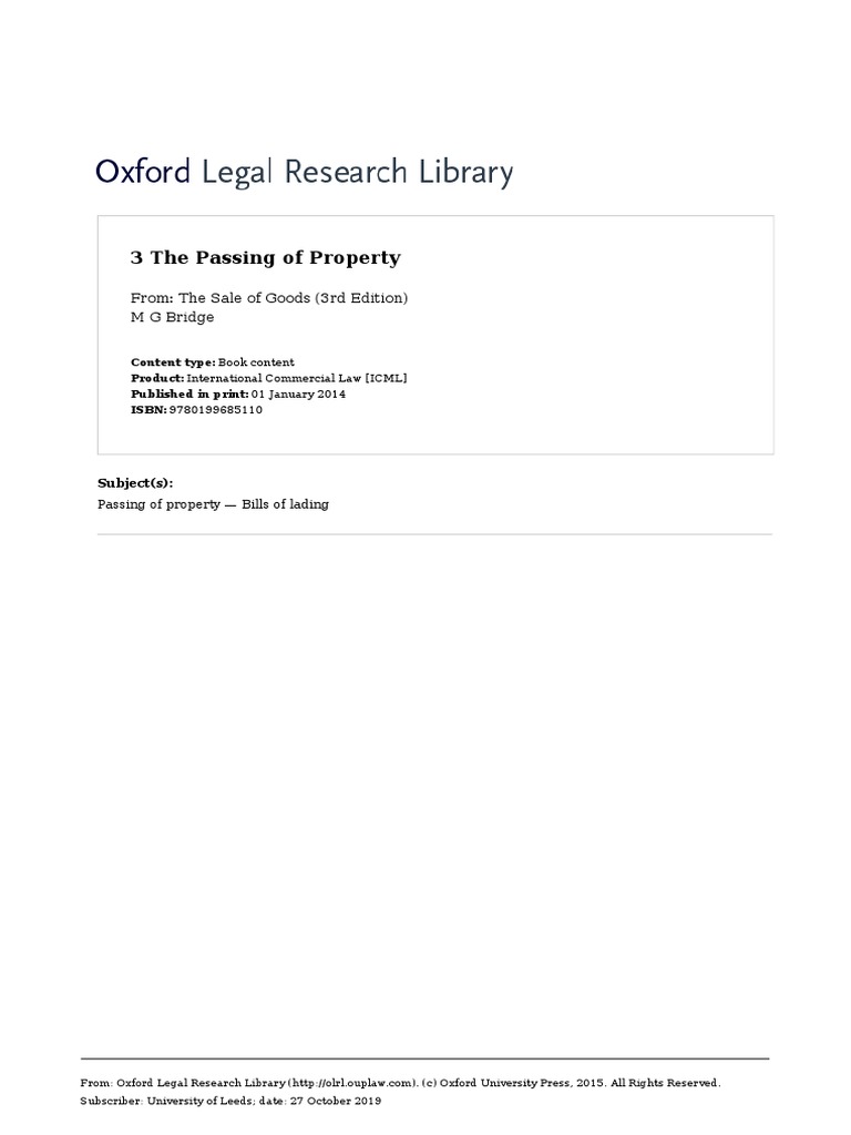 Chapter 3 Commercial Law PDF | Download Free PDF | Specific Performance ...