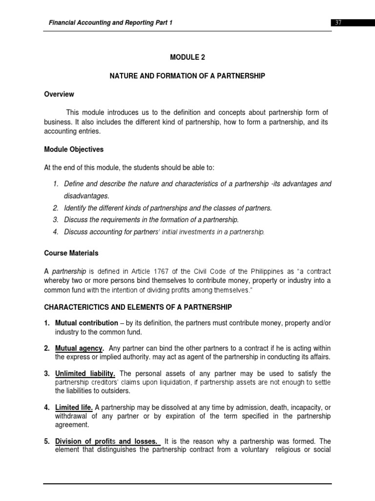 Module 2-IM-ACCO-20033-Financial Accounting and Reporting Part 1 PDF ...