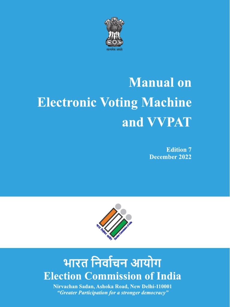 EVM and VVPAT Connection Diagram | PDF