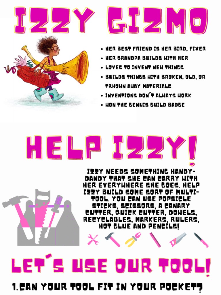 izzy gizmo quick challenge | PDF