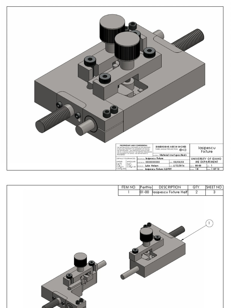 Iosipescu Fixture Design Details | PDF