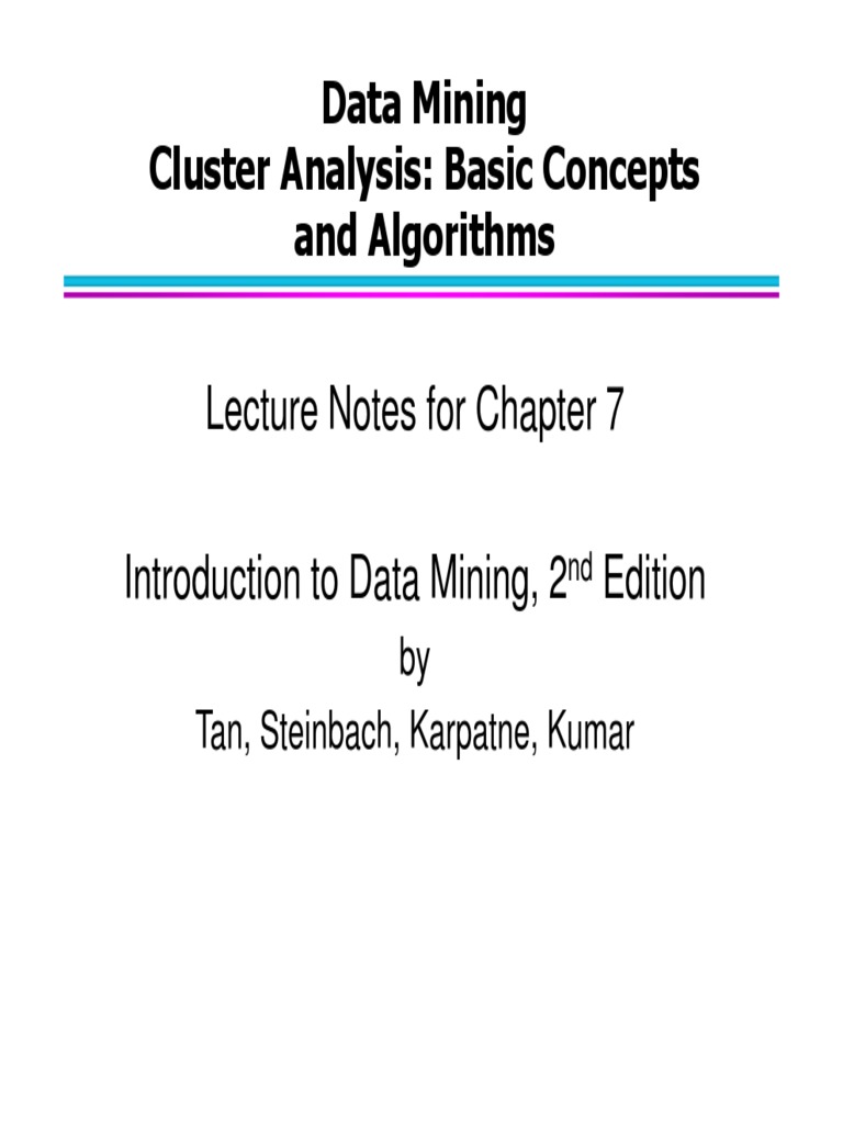 Basic Clustering For IED Class PDF | PDF