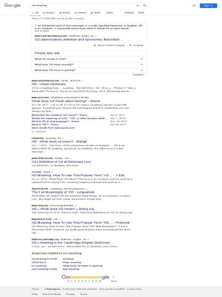 XD Meaning - Google Search | Download Free PDF | Slang | Human ...