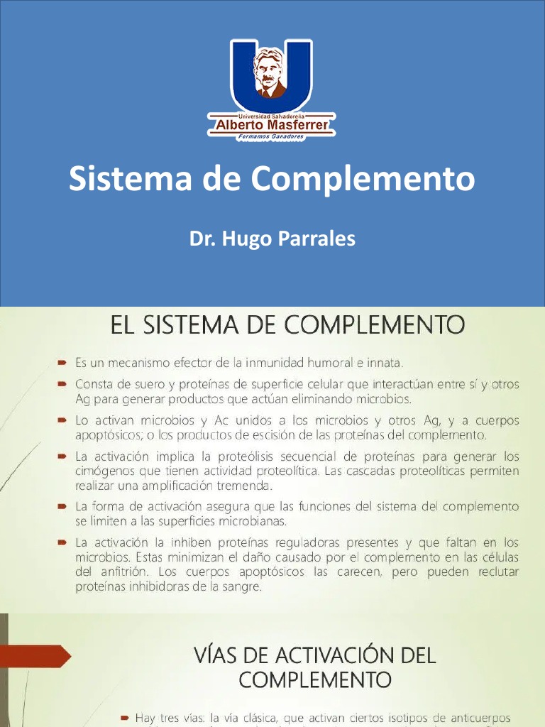 Sistema de Complemento | PDF