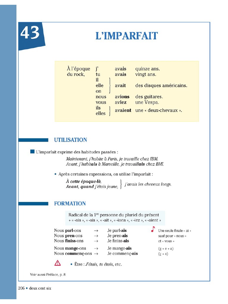 Exercices imparfait.pdf | PDF