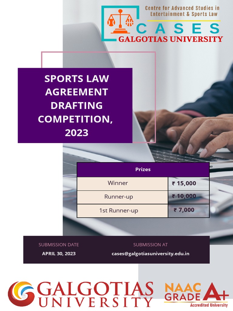 Sports Law Agreement Drafting Competition | PDF
