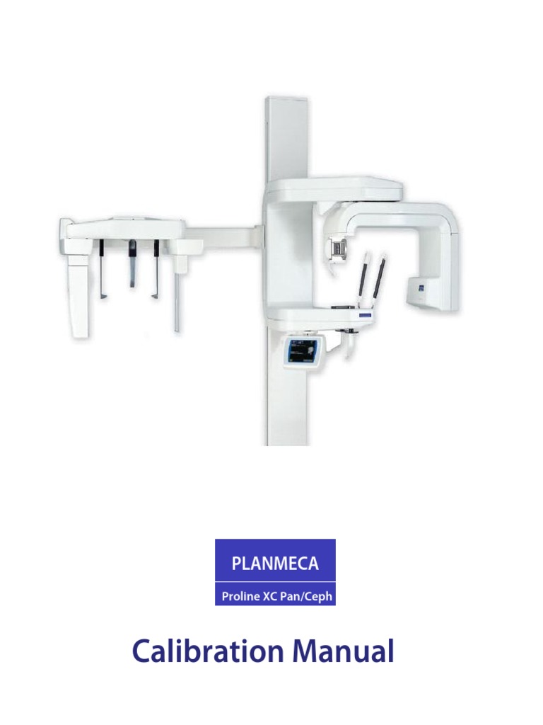 XC Calibration Digital Pan Ceph Manual v8 | PDF | Touchscreen | Calibration