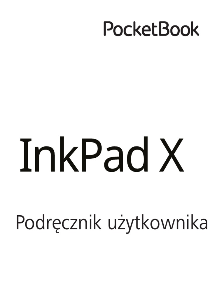 PocketBook InkPad X PL | PDF