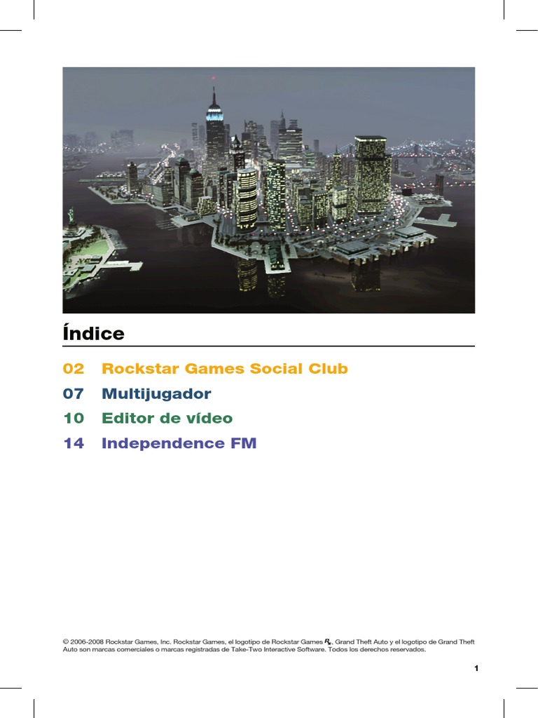 Gta4 G4W Bonus Manual Spa PDF | PDF | Juegos y actividades | Derecho