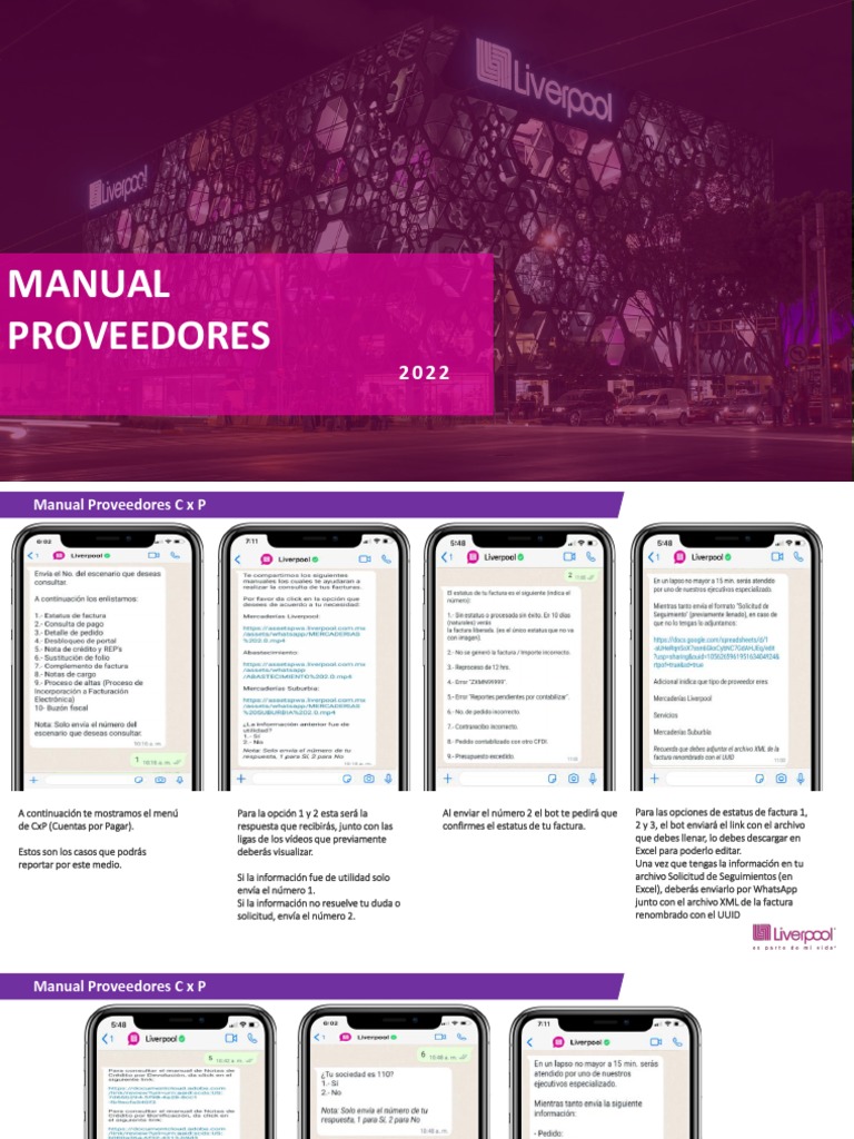 Manual Proveedores WA 2022 PDF | PDF