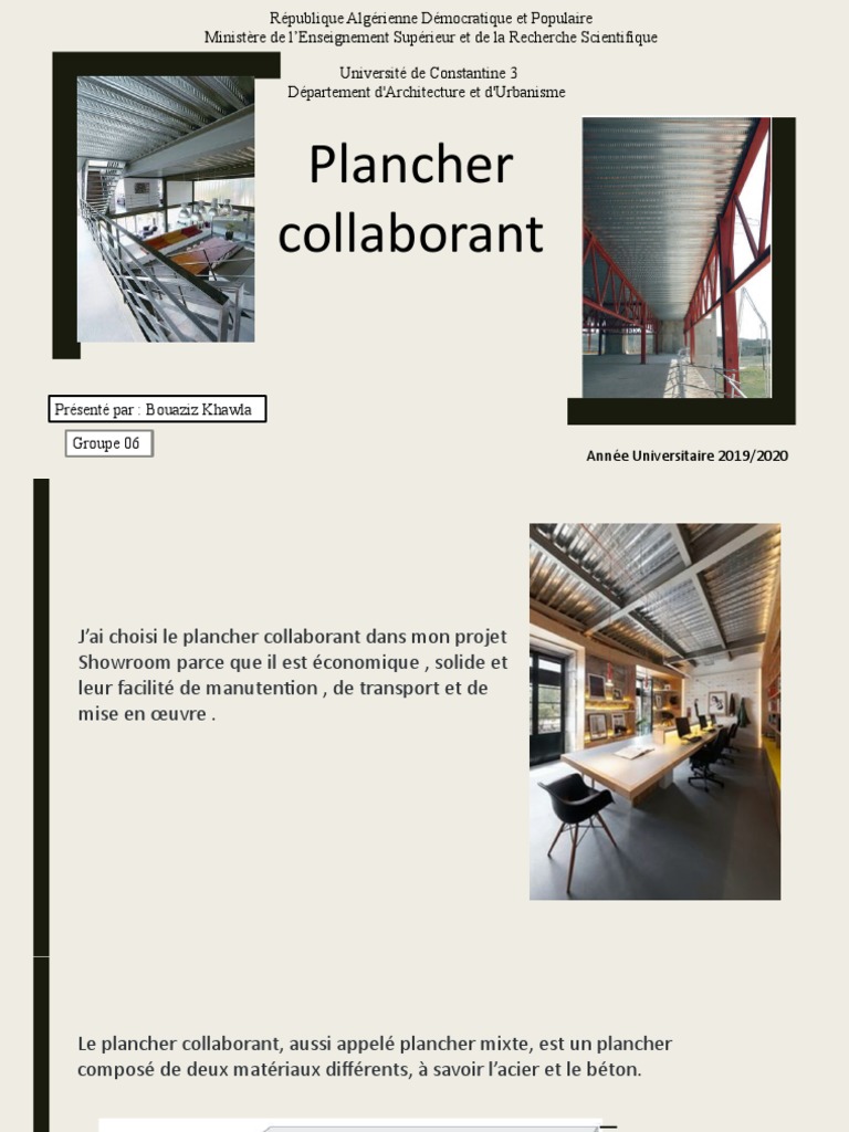Plancher Collaborant | PDF