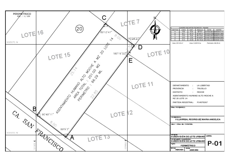 Plano Perimetrico en A3 PDF | PDF