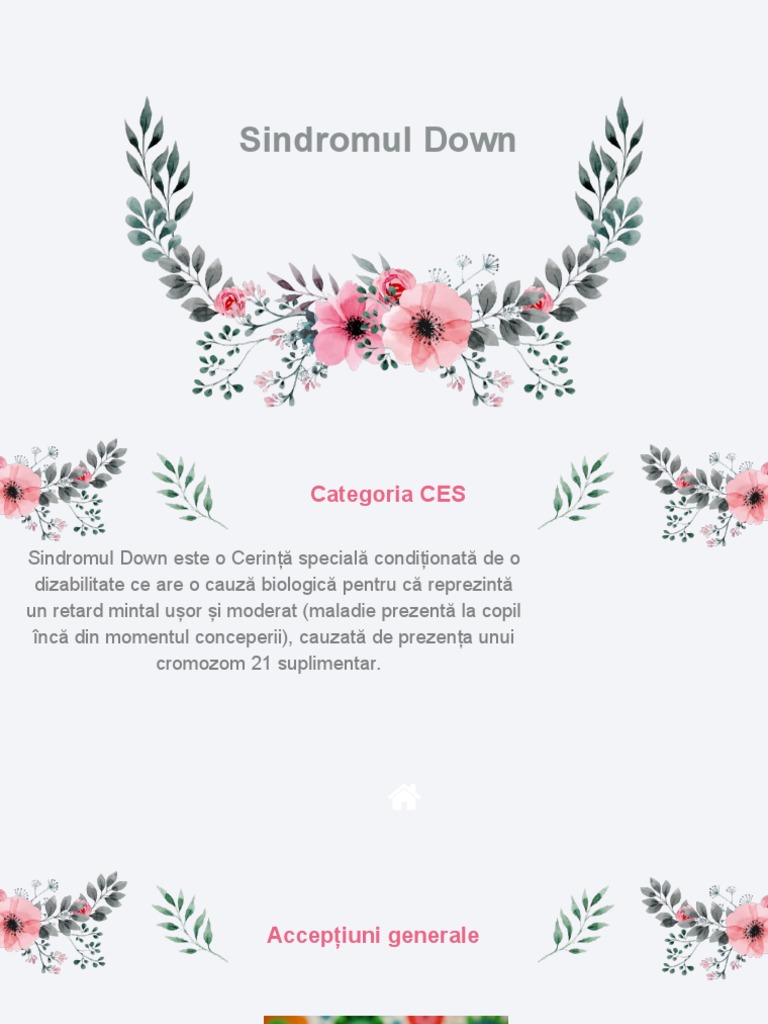 Sindromul Down-WPS Office | PDF