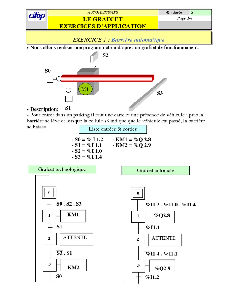 Exercice#grafcet | PDF