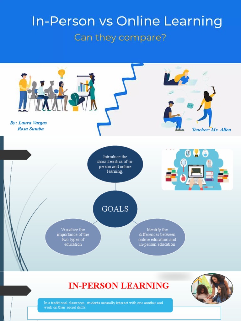 In person vs Online Learning | PDF