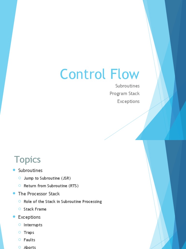 Program Flow Control | Download Free PDF | Computer Program | Programming