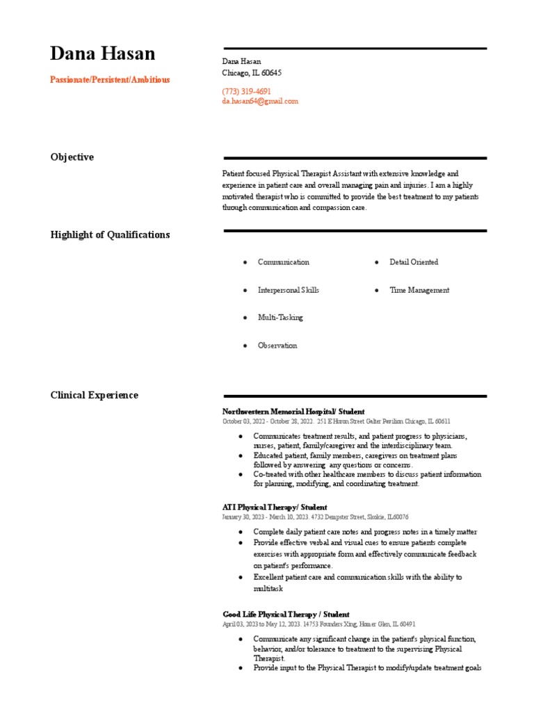 Resume Final | PDF