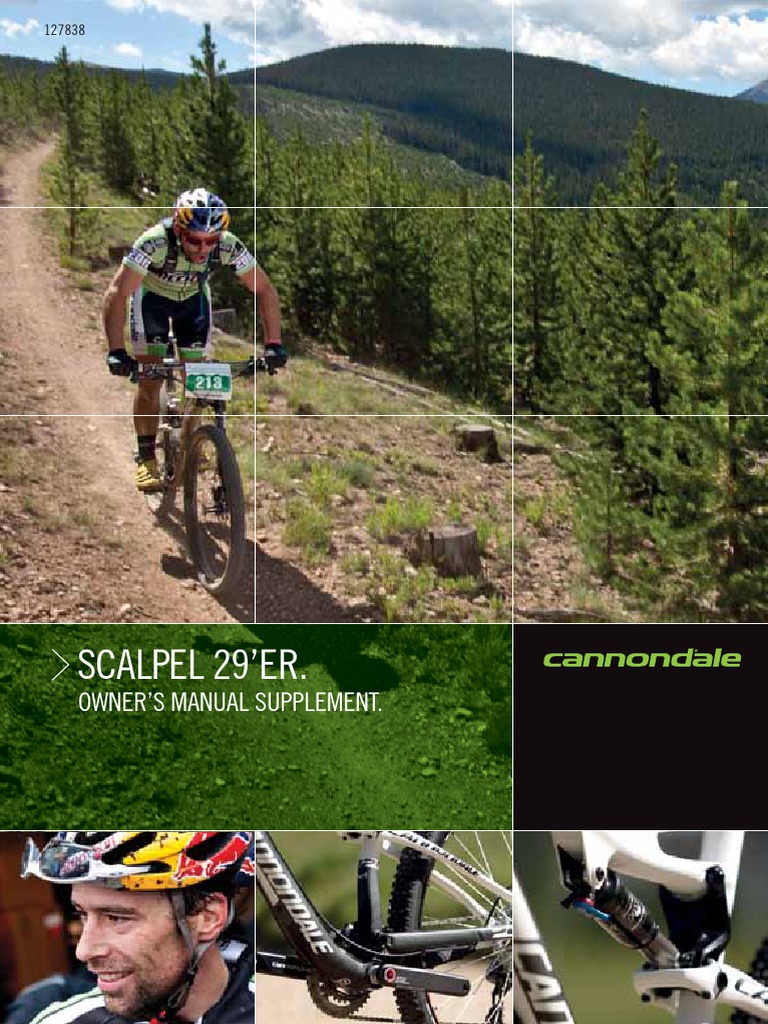 1-Manual de Usuario Scalpel 29 ER Carbon 2 (2012-2013) PDF | PDF | Tornillo | Bienes manufacturados