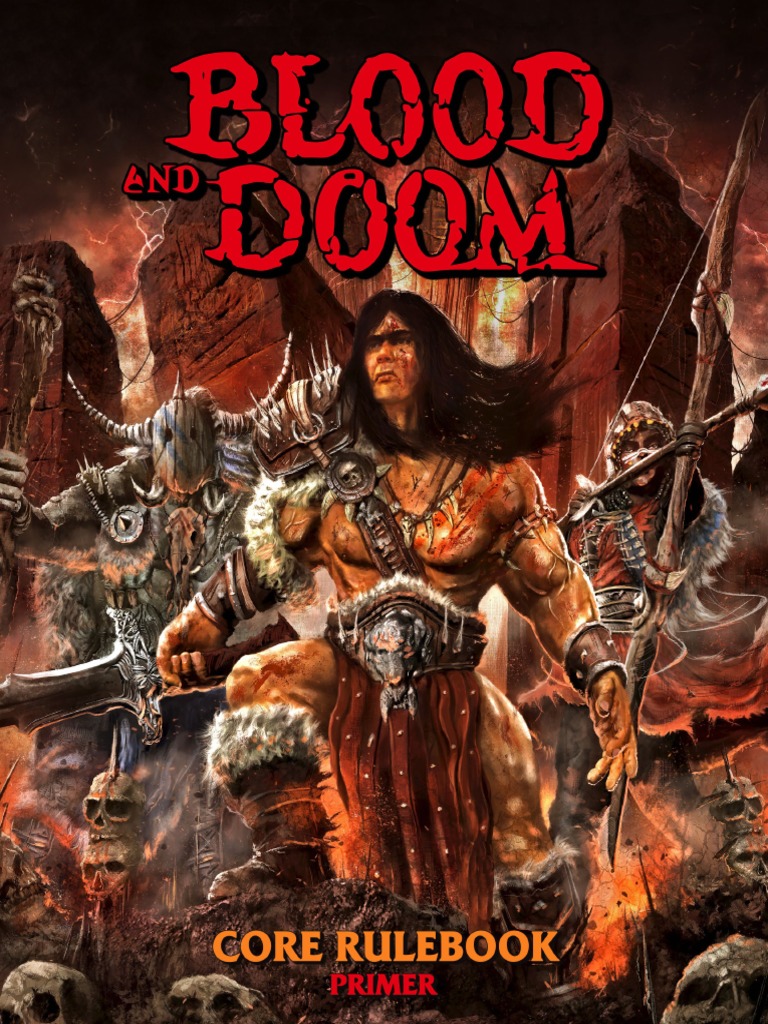 Blood and Doom Core Rulebook (Single Pages) v1.0 PDF | PDF