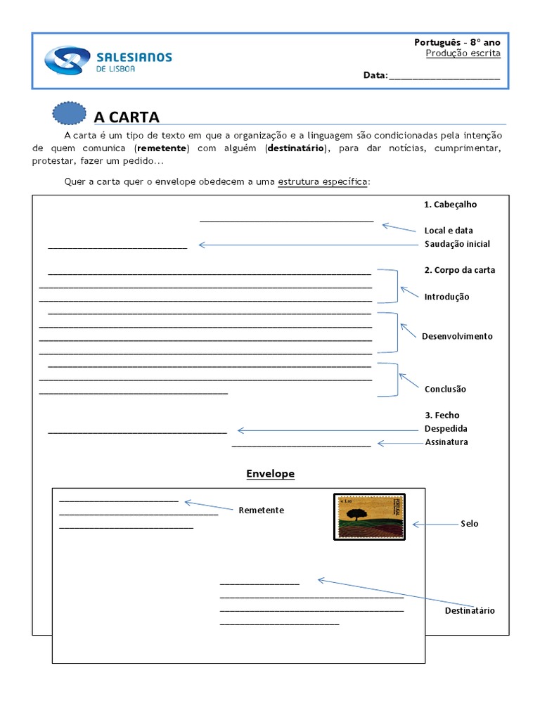 Carta_ficha informativa_P8.pdf | PDF | Comunicação humana