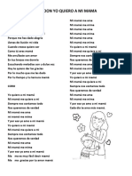 Te Quiero A Ti Mamá | PDF