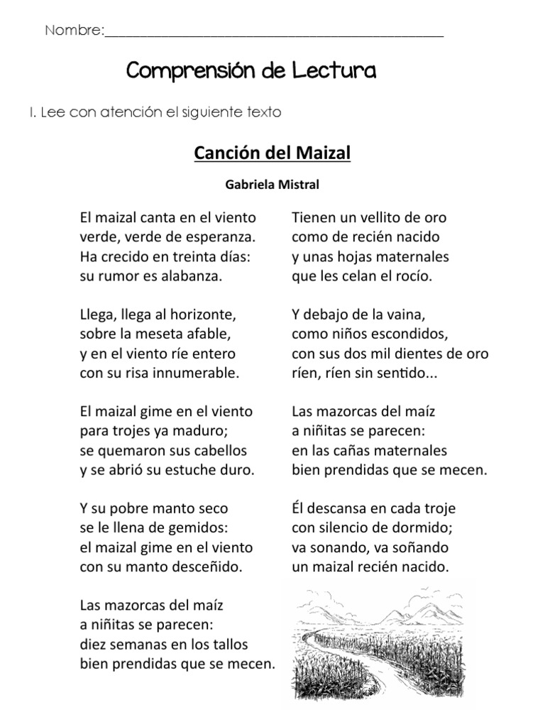 Ficha Comprensión Poesía 2 PDF | PDF