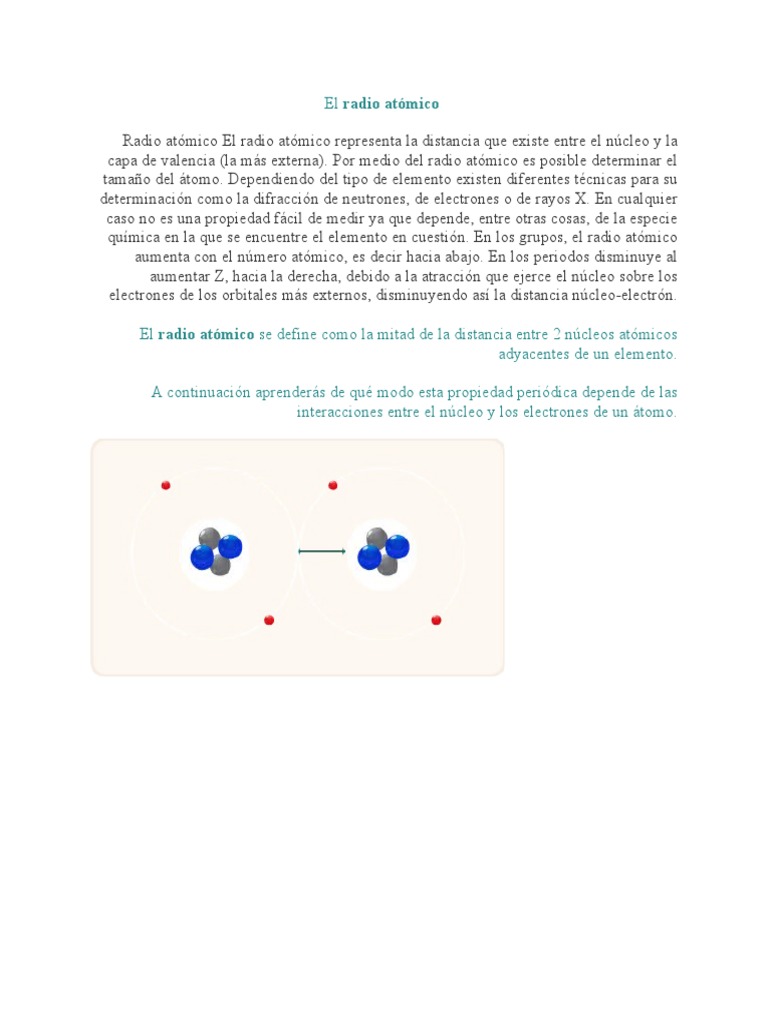 El Radio Atómico | PDF