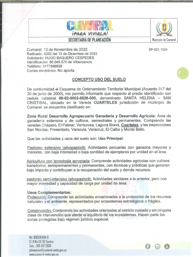Documentos Concepto Uso Del Suelo Pdf Pdf 9170