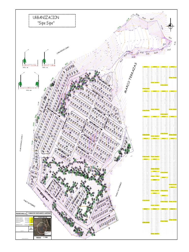Plano Urbanizacion Sipe Sipe PDF | PDF