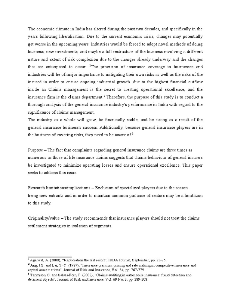 Insurance Draft | PDF