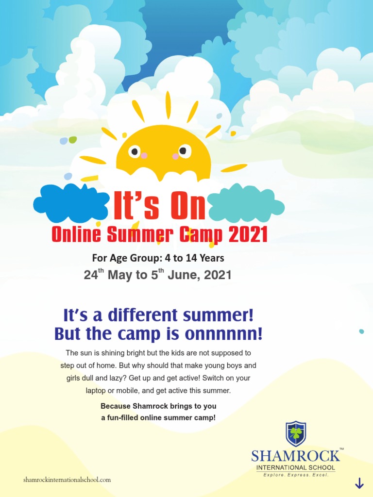 Online Summer Camp Activities and Schedule for Ages 4 to 14 hosted by ...
