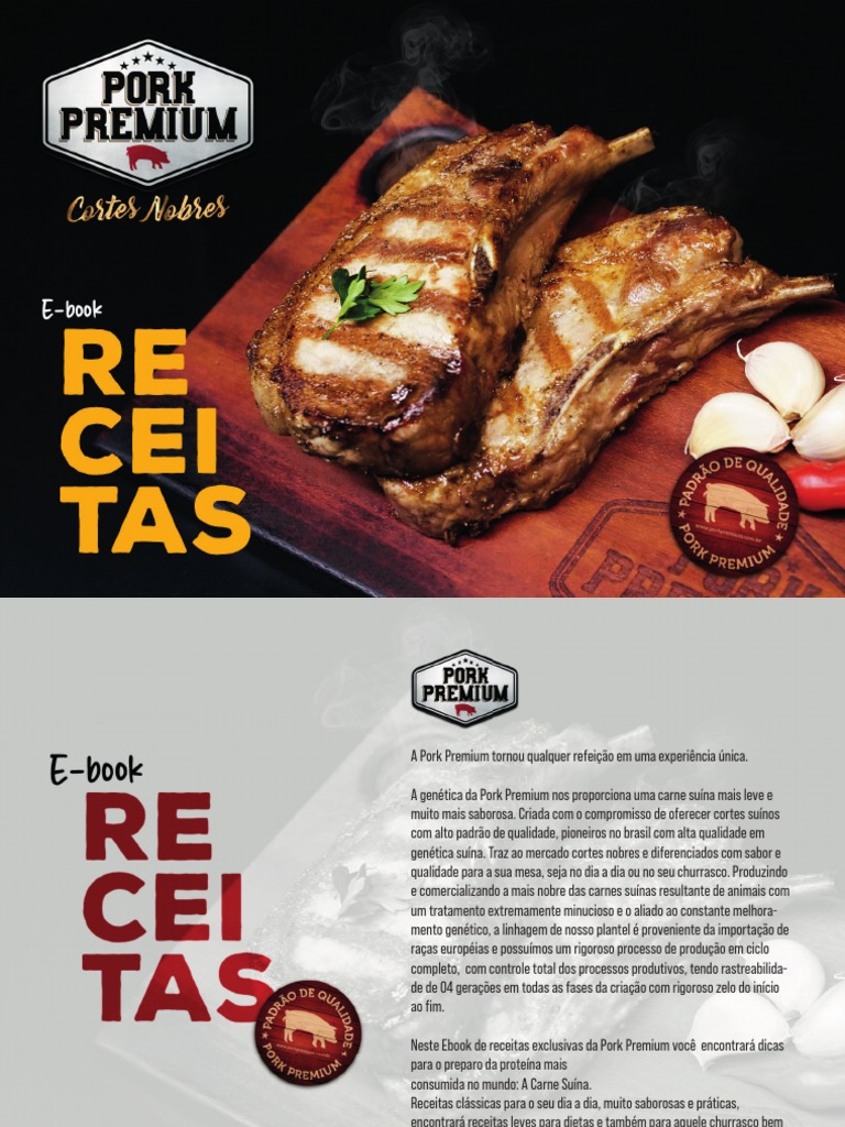 Receitas exclusivas para apreciar a qualidade da carne suína Pork ...